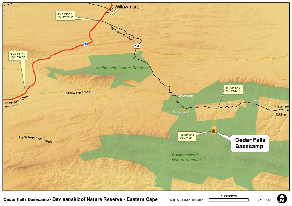 Map and Directions | Go Baviaans